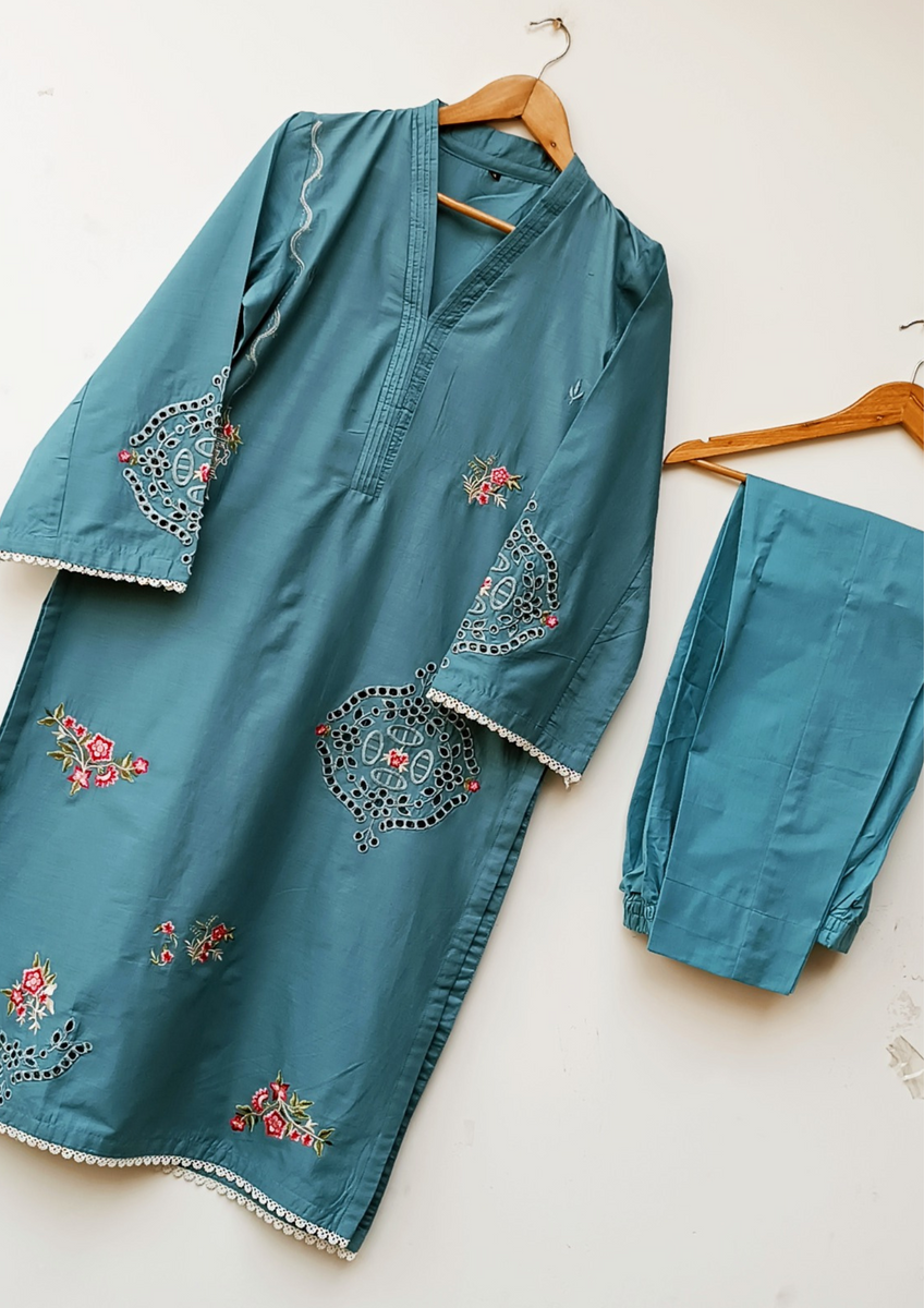 ANEELA (CYAN)– Lubana Store