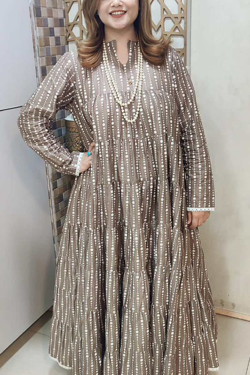 POLKA DOT (BROWN)– Lubana Store