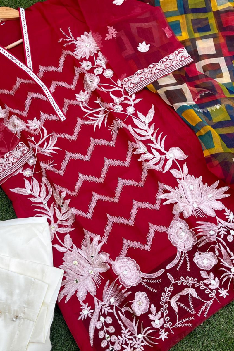 ZAMAAN (MAROON)– Lubana Store