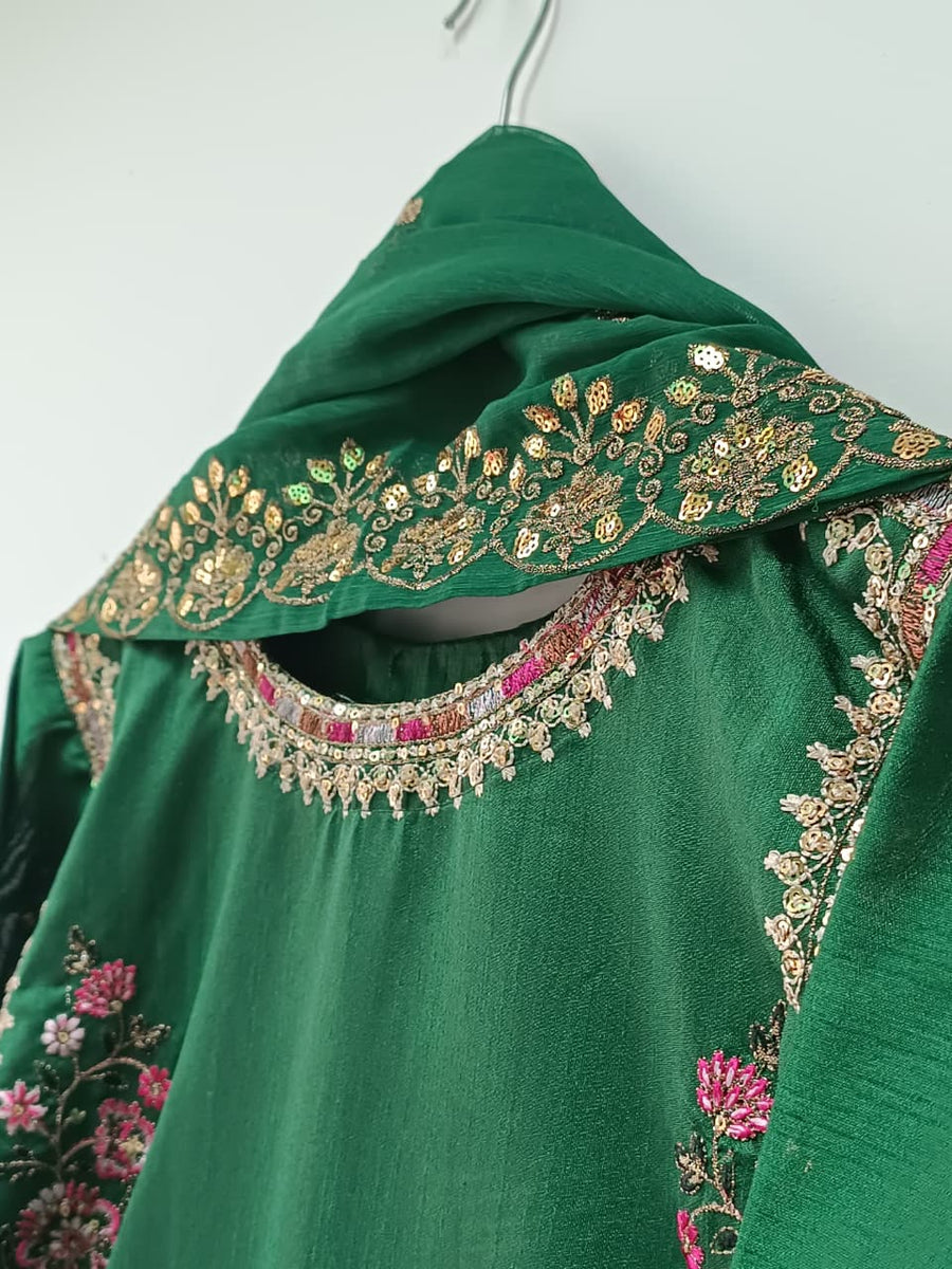GEETI ARA NEW (BOTTLE GREEN)– Lubana Store