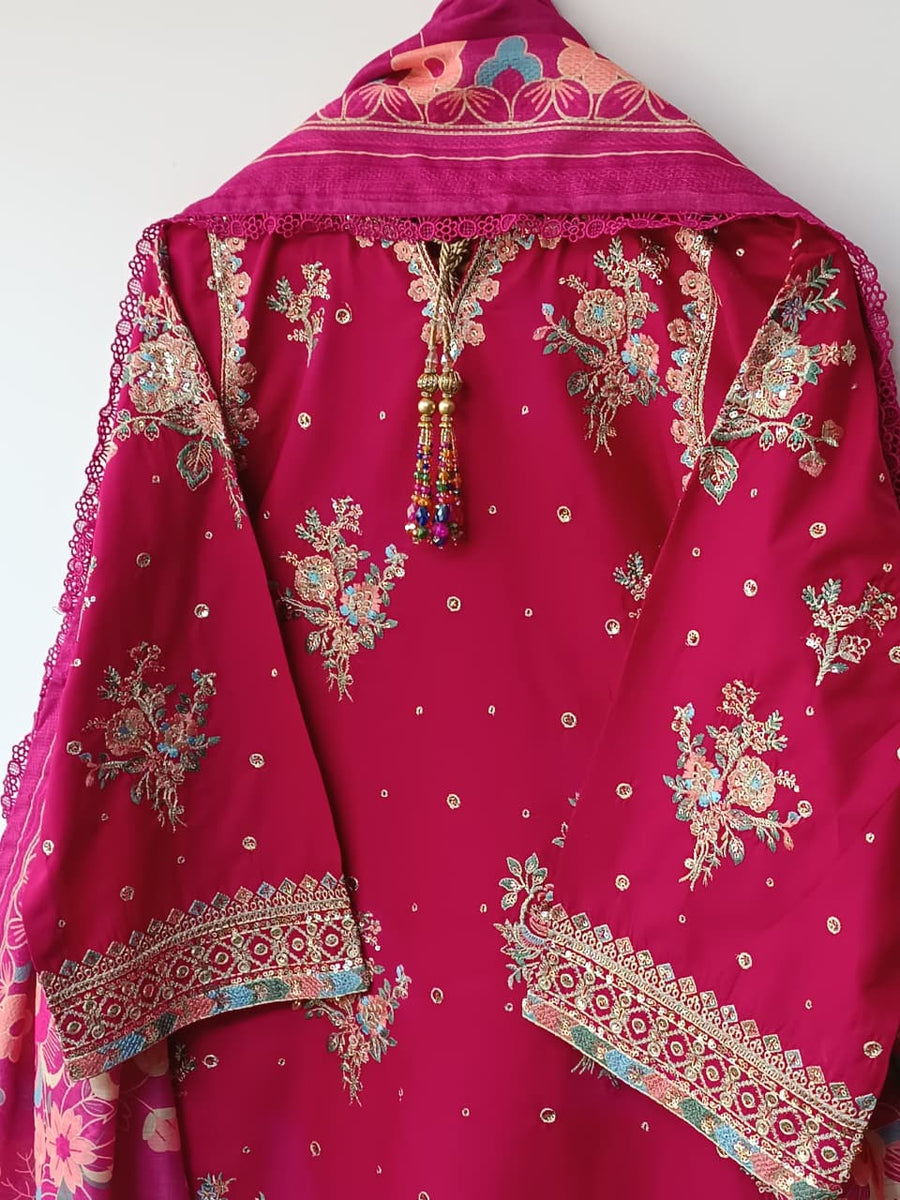 UKASHA COTTON (NEON PINK)– Lubana Store